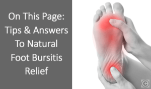 Natural Treatment for Bursitis Foot Pain | OSMO Patch US