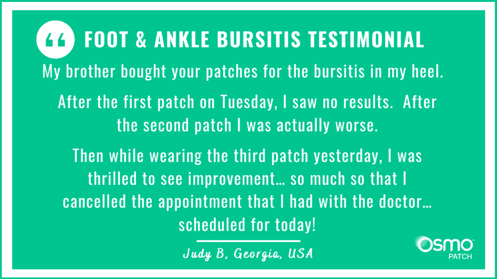 Customer Reviews and Testimonials for Foot & Ankle Bursitis Treatment ...