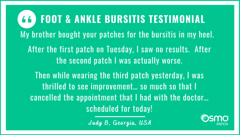 Customer Reviews and Testimonials for Foot & Ankle Bursitis Treatment ...