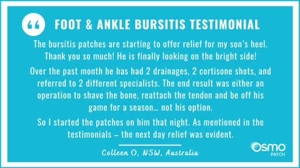 Customer Reviews and Testimonials for Foot & Ankle Bursitis Treatment ...