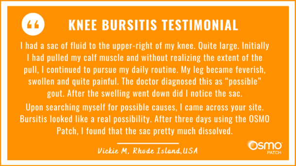 Customer Reviews and Testimonials for Knee Bursitis Treatment with the ...