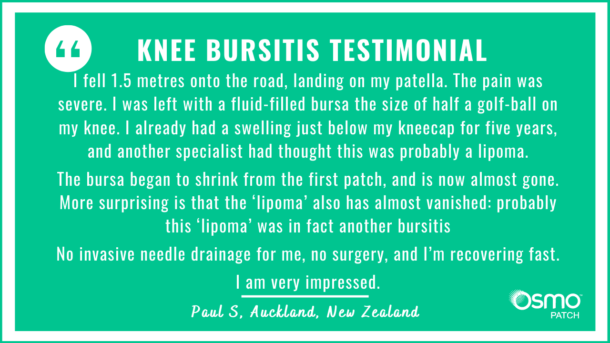 Customer Reviews and Testimonials for Knee Bursitis Treatment with the ...